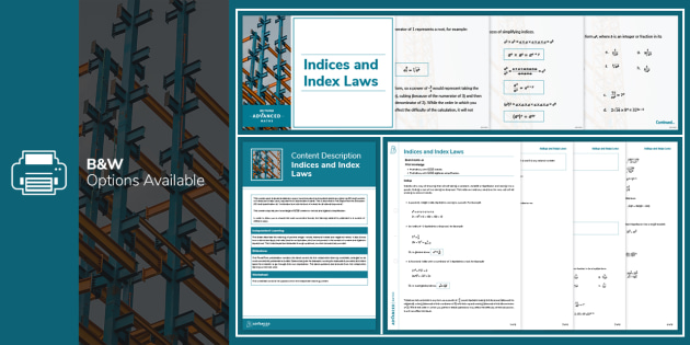 👉 Indices and Index Laws Resource Pack | AS Maths | Beyond