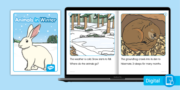 Animals in Winter Emergent Reader eBook (teacher made)