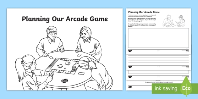 Designing Your Cardboard Arcade Game Activity Booklet