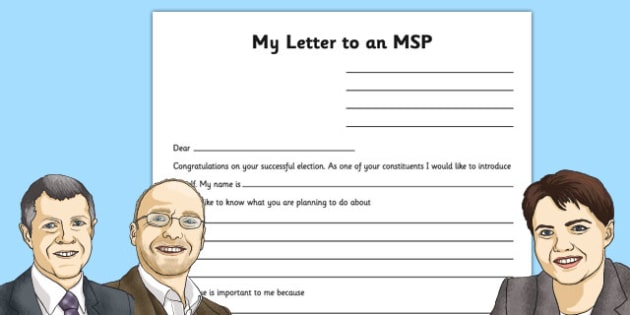 Scottish Elections 2016 A Letter To Your New MSP - CfE, Scotland, politics