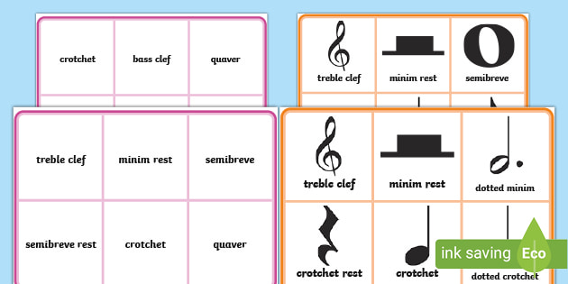 Music Note Bingo (Teacher-Made)