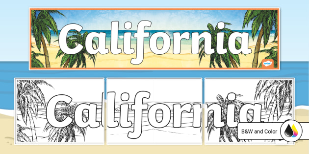 California Banner (teacher made)