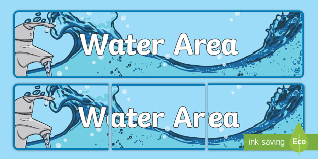 FREE! - Water Area Display Banner (teacher made)