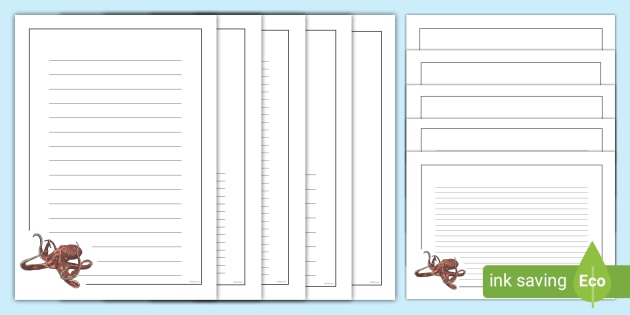 FREE! - Octopus Page Border | Page Borders | Twinkl