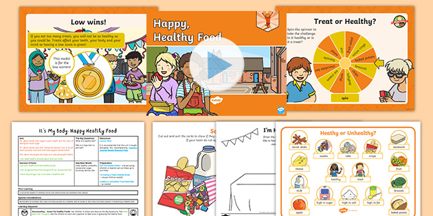 PSHE and Citizenship | KS1 Happy, Healthy Food Lesson Pack