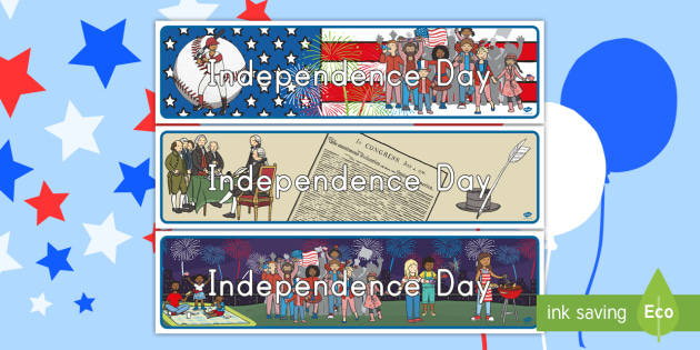 Independence Day Display Banner Pack - independence day, banner