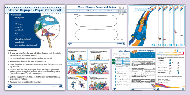 Winter Olympics Activity Pack