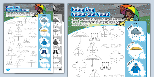 Rainy Day Worksheet • Twinkl.com.au