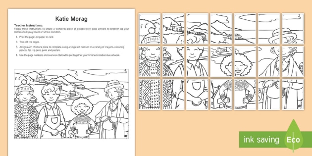 Katie Morag Collaborative Colouring Activity Pack