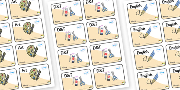 Fruit Themed Editable Book Labels