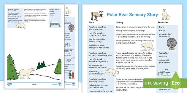 Polar Bear Sensory Story (teacher made)