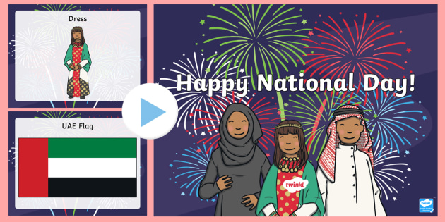 UAE National Day Word and Picture PowerPoint (teacher made)