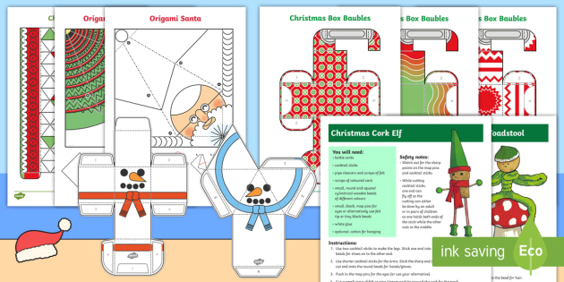 FREE! - Australian Christmas Crafts | Primary Resources | Twinkl