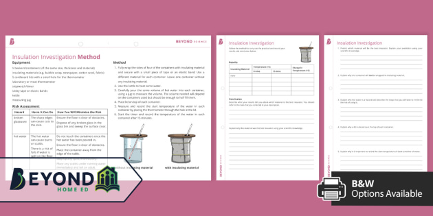 Insulation Sciences | twinkl.com.au
