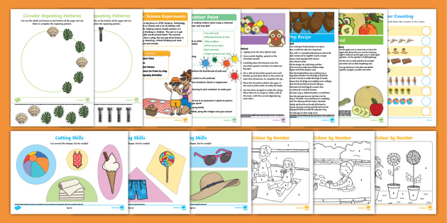 EYFS Summer Resource Pack (Ages 3-5) (teacher made)