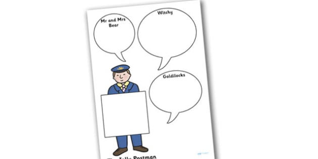 Role on the Wall Worksheet / Worksheet to Support Teaching on The Jolly