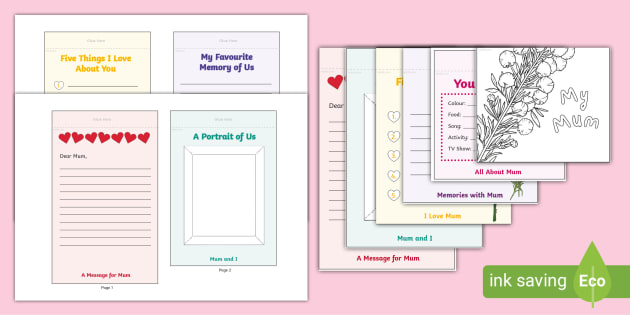 Mothers Day Flipbook 3-6 (teacher made)