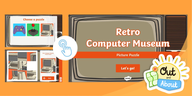 FREE! - Retro Computer Museum Picture Puzzle (teacher made)
