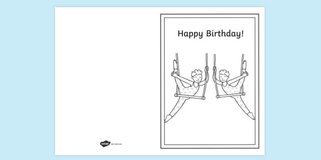 Card Colouring Activity | Printable Primary Resources