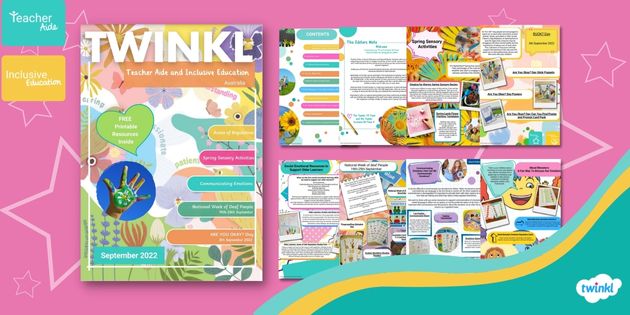 FREE! - Teacher Aide Magazine - Spring Printables