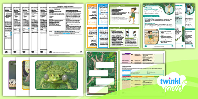 👉 Twinkl Move PE I Reception Gymnastics I Gym in the Jungle