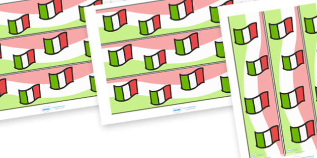 FREE! - Italian Display Borders (teacher made)