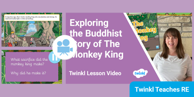 FREE! - KS1 (Ages 5-7) The Monkey King Story Video Lesson