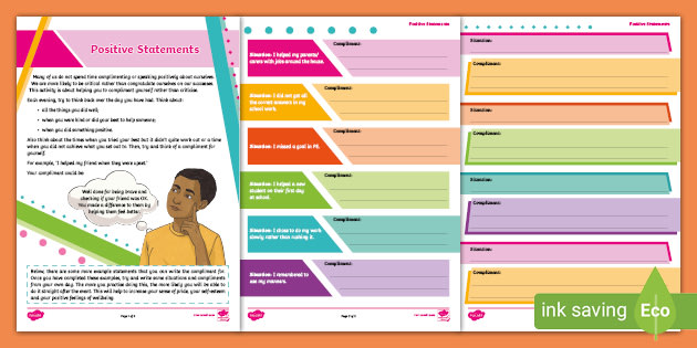 Positive Statements (teacher made)