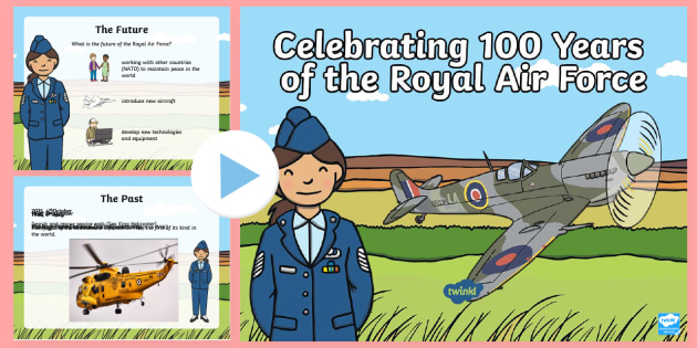 * NEW * KS1 100th Anniversary of the RAF Information PowerPoint