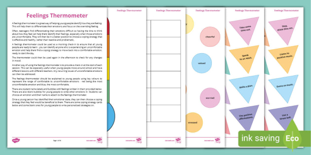 Older Learners: Feelings Thermometer