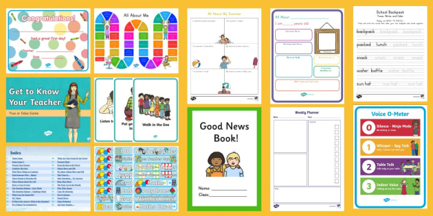 FREE! - The Essential Back To School Resource Pack