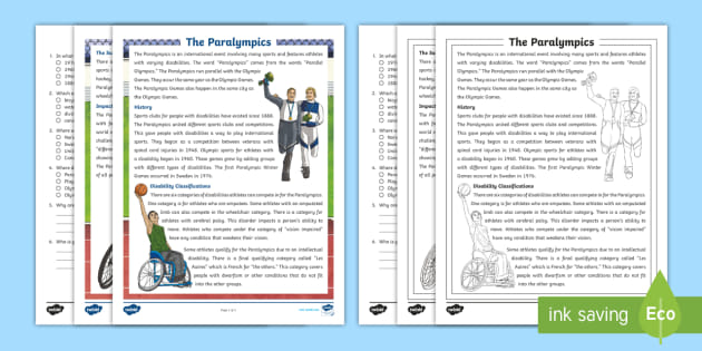 Paralympics Fact File