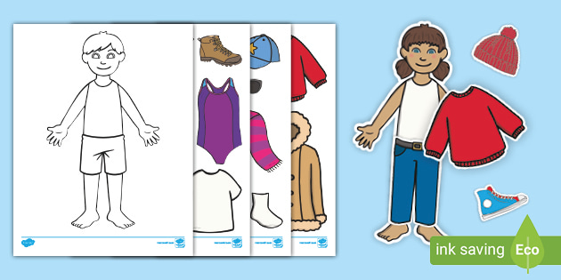 Dressing for the Seasons Activity (teacher made)