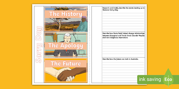 National Sorry Day Flapbook - Australian Primary Resources