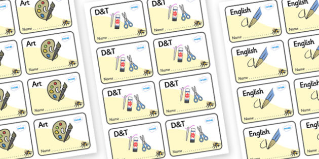 FREE! - Bumble Bee Themed Editable Book Labels