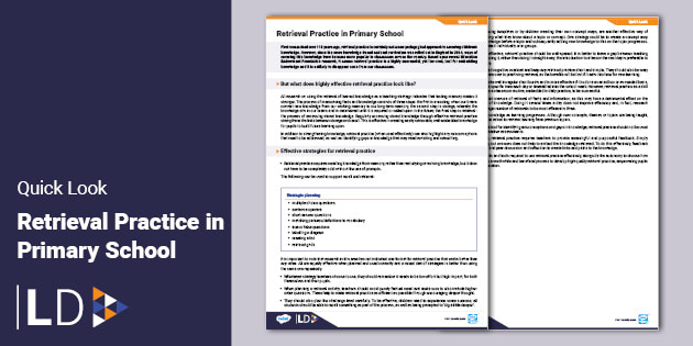 Quick Look: Retrieval Practice in Primary School