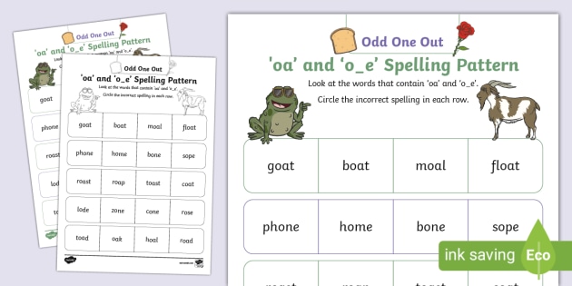 Spelling Pattern Worksheets | twinkl.com.au