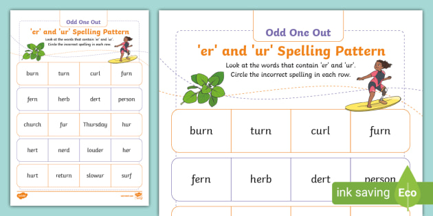 Spelling Pattern Worksheets | twinkl.com.au