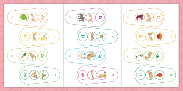 New Zealand Sign Language Alphabet Fan (teacher made)