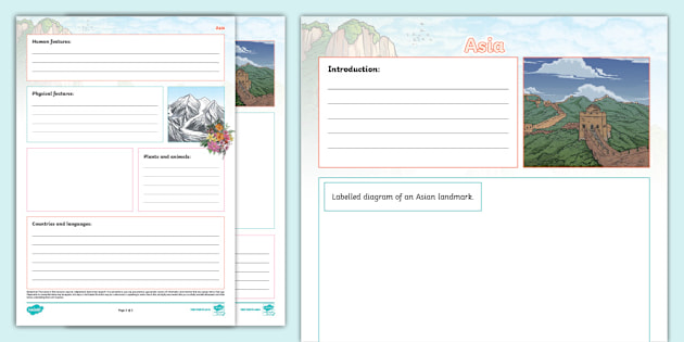 Geography Report Template • Twinkl.com.au