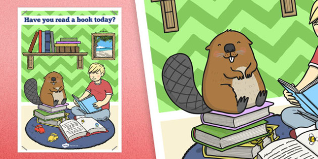 👉 Have You Read a Book Toda?y Poster (teacher made)