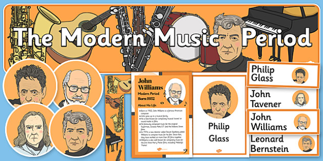 Modern Period Music Display Pack (teacher made)