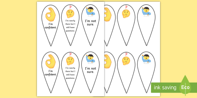 😊 KS2 Emoji Self-Assessment Communication Fan