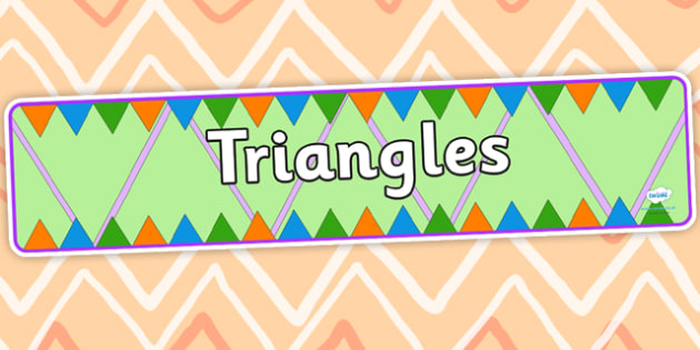Triangles Display Banner
