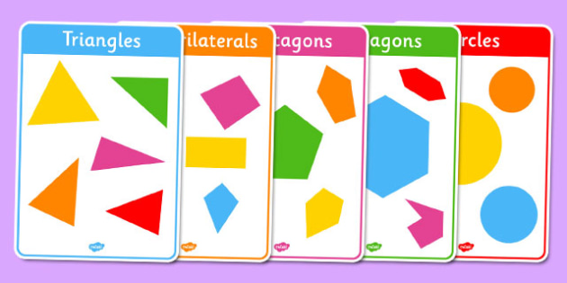 Regular and Irregular Shapes 2D Posters (teacher made)