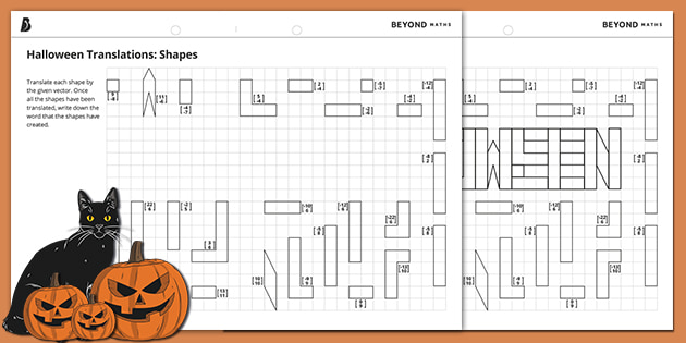 👉 Halloween Translations: Shapes | KS3 Maths | Beyond