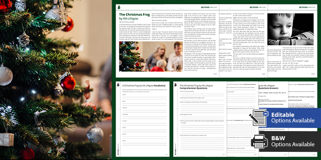 Christmas Comprehension | KS3 Comprehension | Beyond