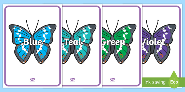 👉 Colours on Butterflies (teacher made)