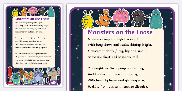 Creature Alliteration Poem Examples