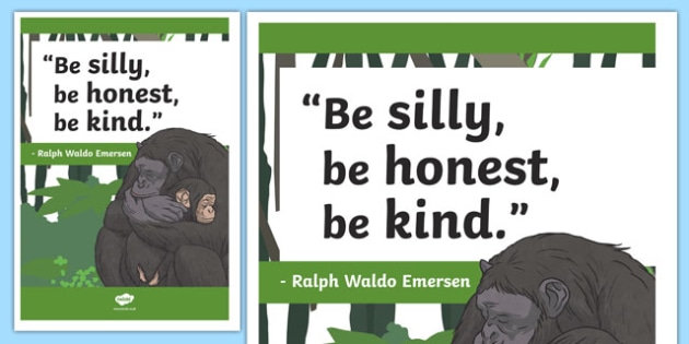 Ralph Waldo Emerson Inspirational Classroom Quote Display Poster